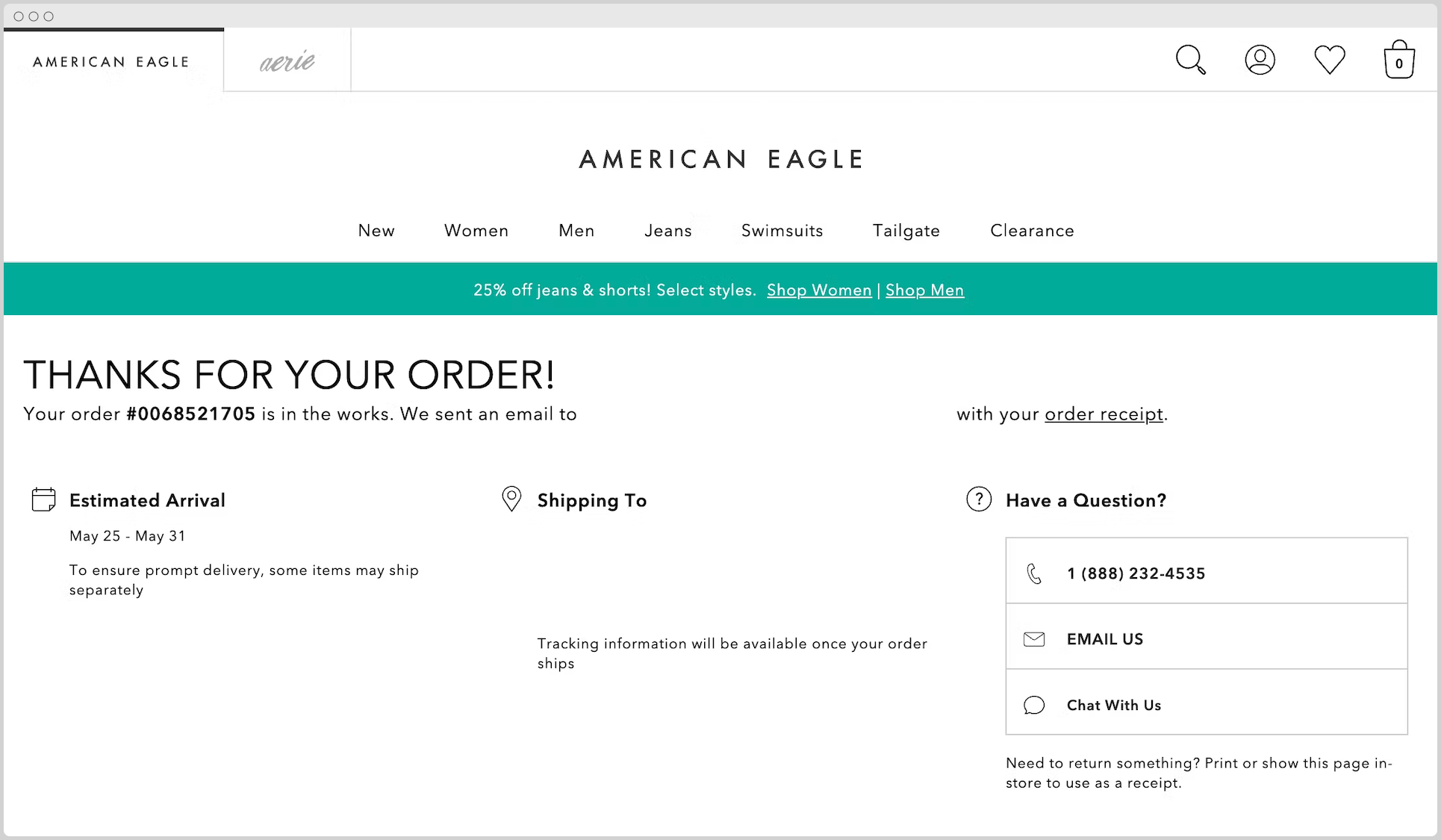E-commerce Order Confirmation Page: Do You Need a Receipt?